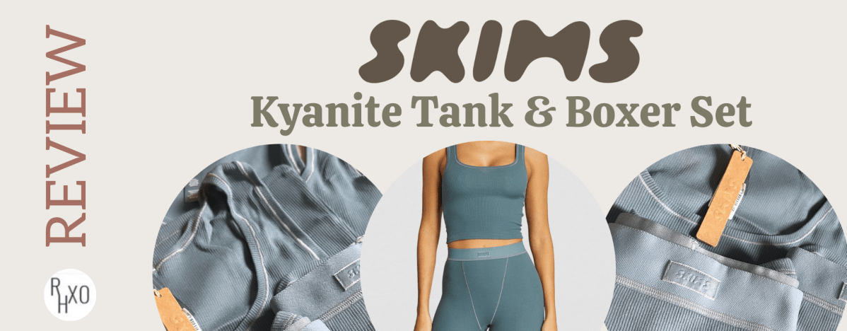 SKIMS Kyanite Tank and Boxer Cotton Rib Set: A Perfect Combination of ...